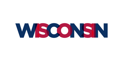 Milwaukee wisconsin usa typography slogan design Vector Image