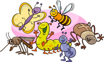 Cartoon Insects