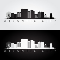 Atlantic City Skyline Vector Images (over 140)