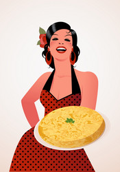 She Cook Vector Images (19)