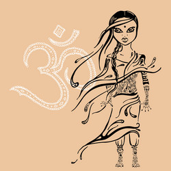 Indian Girl Vector Images (over 12,000)