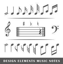 Musical notes Royalty Free Vector Image - VectorStock