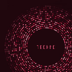 Laser craft logo design template red light logo Vector Image