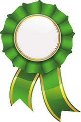 Green seal stamp icon label design Royalty Free Vector Image