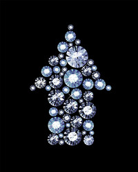 Diamond hd symbol Royalty Free Vector Image - VectorStock