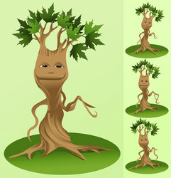 Animated Trees With Faces