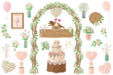 Wedding bouquet Royalty Free Vector Image - VectorStock