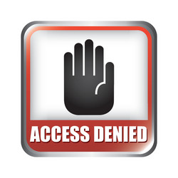 Access denied design Royalty Free Vector Image