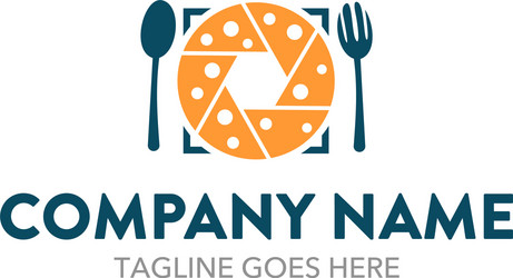 Food and beverage logo Royalty Free Vector Image