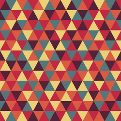 Retro triangle pattern Royalty Free Vector Image
