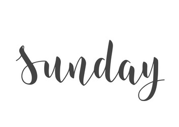 Sunday Calligraphy Vector Images (over 1,400)