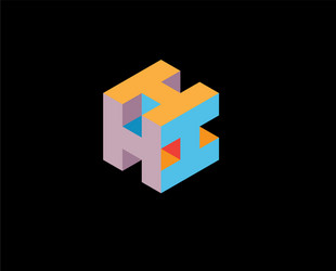 Letter H Cube Logo Vector Images (over 110)