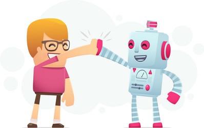 Robot Friend Vector Images (over 1,600)