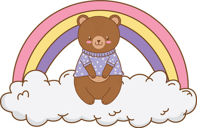 Teddy Bear Rainbow Vector Images (over 500)