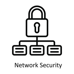 Network security solid icon design Royalty Free Vector Image