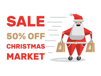 Cartoon santa claus Royalty Free Vector Image - VectorStock