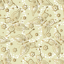 Seamless background with butterflies Royalty Free Vector