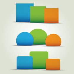 Abstract background of color boxes Royalty Free Vector Image