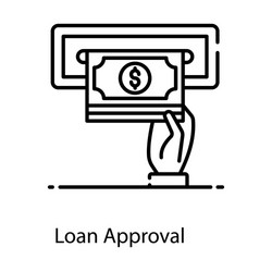 Withdrawal Royalty Free Vector Image - VectorStock