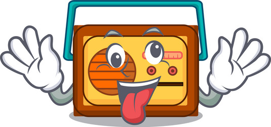 Cartoon Radio Crazy Vector Images (52)