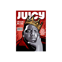 Notorious big Royalty Free Vector Image - VectorStock
