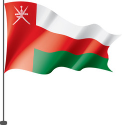 Philippine flag isolated realistic wave Royalty Free Vector