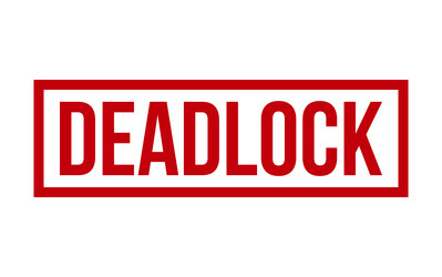 Deadlock rubber stamp seal Royalty Free Vector Image