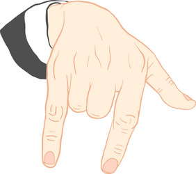 Hand action Royalty Free Vector Image - VectorStock