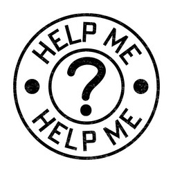 Help me icon helping helping hand Royalty Free Vector Image