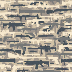Vintage sniper rifle template Royalty Free Vector Image
