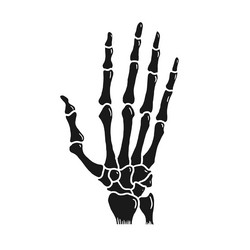 Hand bone Royalty Free Vector Image - VectorStock