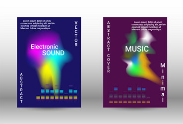 Modern musical cover Royalty Free Vector Image