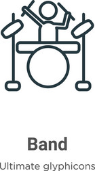 Rock Band Outline Vector Images (over 3,900)