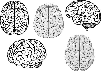 Thinking Black and White Vector Images (over 18,000)