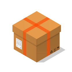 Call box in isometric projection Royalty Free Vector Image