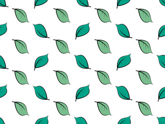 Green fresh grass seamless pattern doodle Vector Image