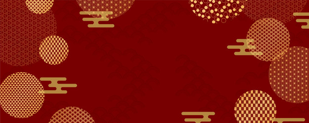 Traditional asian patterns abstract background Vector Image