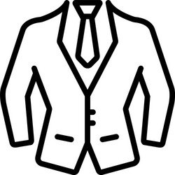 Dress formal Royalty Free Vector Image - VectorStock