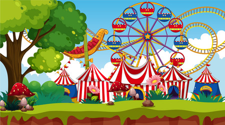 Amusement Park Ride Clipart