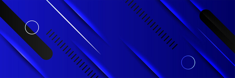 Modern abstract dark blue banner background Vector Image