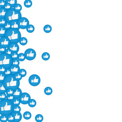 Like symbol on white background Royalty Free Vector Image