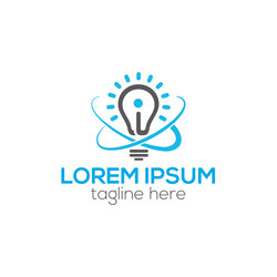 Cloud security innovate tech logo design isolated Vector Image