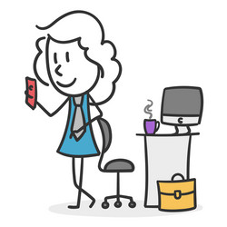 Stick Figure Coffee Vector Images (over 120)