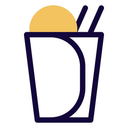 Gyro spicy non veg wrapped food Royalty Free Vector Image