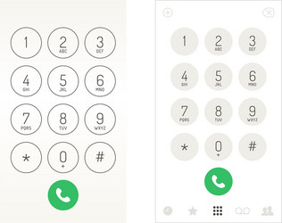 911 smartphone in flat style call icon Royalty Free Vector