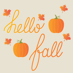 Hello Fall Calligraphy Vector Images (over 2,200)