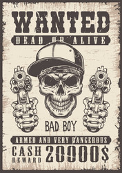 Gangster Wanted Poster Vector Images (over 180)