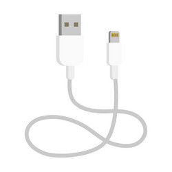 Mobile phone charger cartoon Royalty Free Vector Image