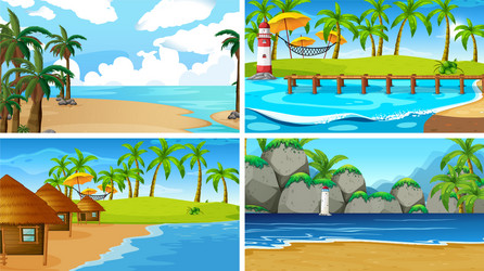Beach Royalty Free Vector Image - VectorStock