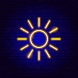 Sunset Neon Sign Vector Images (over 960)